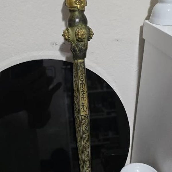 Purple Clay Thinker Cat Statue, Feng Shui Decor Figurine, Zisha Yixing ...