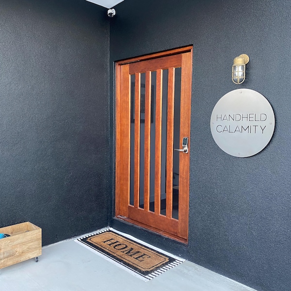 Corten Steel Custom Made Laser Cut House Signs, Made to Order, Custom ...