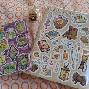 Dnd & RP Reward Stickers - Etsy