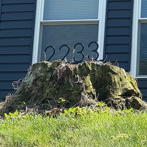 Personalized Metal Address Sign, Modern Address Sign, Realtor Gift Idea ...