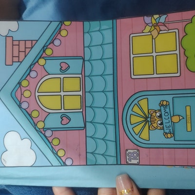 Printable DIY Project Dream Dollhouse With Paper Dolls Busy Book ...