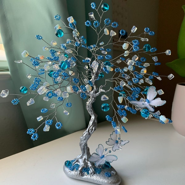 Decorative Gemstone Tree,magic Tree,birthday Gift,moonstone Tree - Etsy