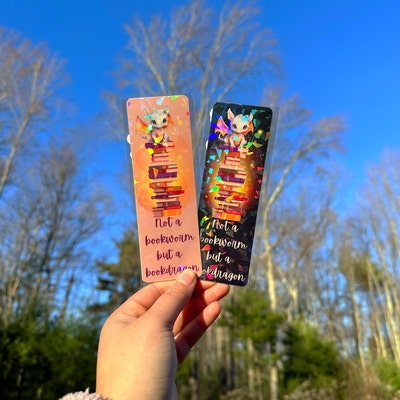 Retro Themed Bookmarks Retro Flower Bookmarks Bookmark Set Sparkly ...