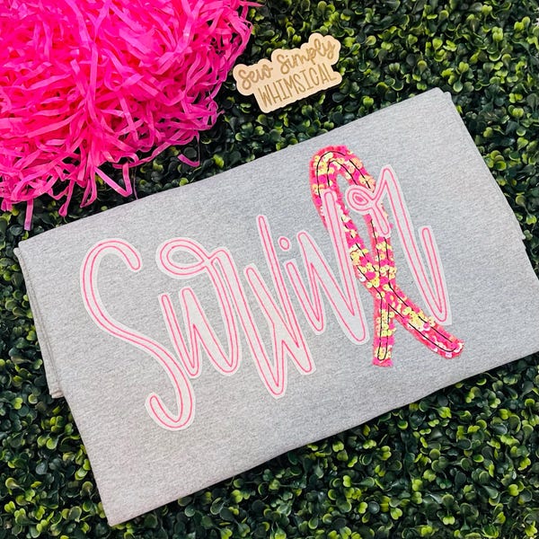 Mamaw Double Stack Applique/embroidery Design - Hand Lettered Design ...
