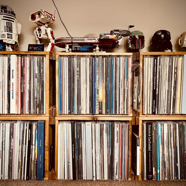 Vinyl Record/lp Stackable Wooden Crate for Great Looking Storage and ...