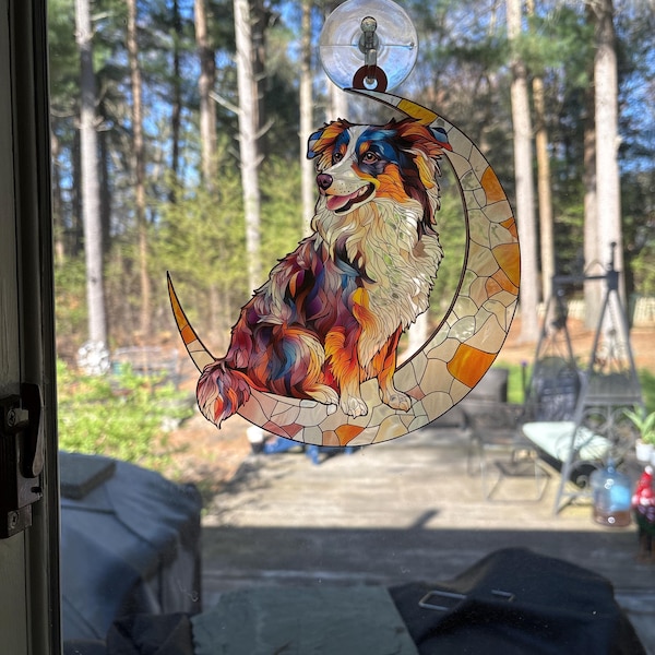 Red Cardinal Suncatcher, Christmas Gift, Cardinals Acrylic Window ...