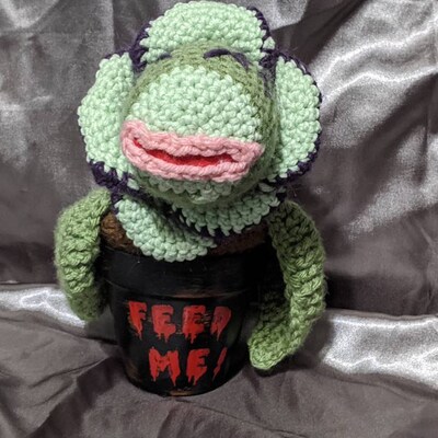 PATTERN ONLY Baby Audrey II Plant Crochet Pattern Little - Etsy