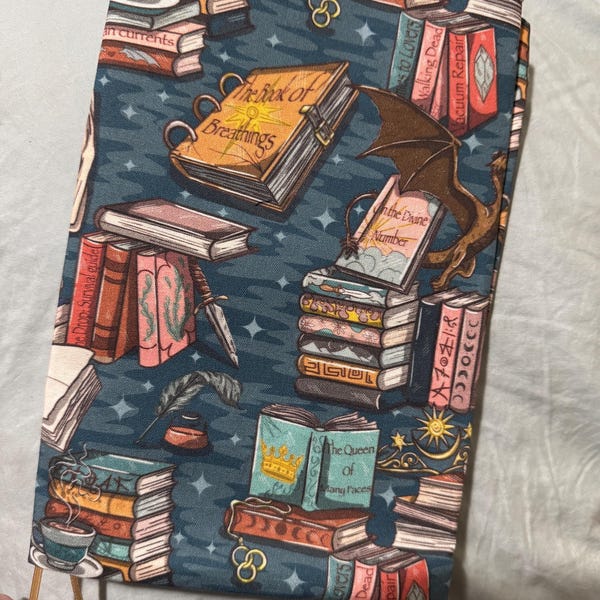 Adjustable Dust Jacket, Fabric Book Jacket, Protective Book Jacket ...