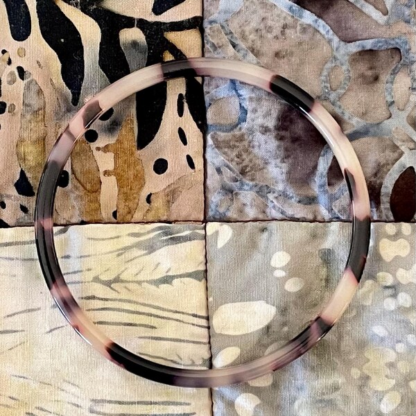 4 Flat Circle Rings in Tortoise Shell Colors, 1 Rings Tortoise Jewelry ...