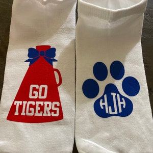 Cheerleading Socks / Good Luck Socks / Homecoming Gifts / Cheer Socks ...