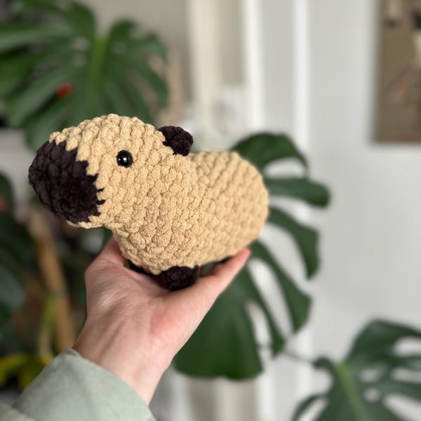 Crochet Pattern Capybara / Amigurumi Capybara / Crochet Pattern Plush ...