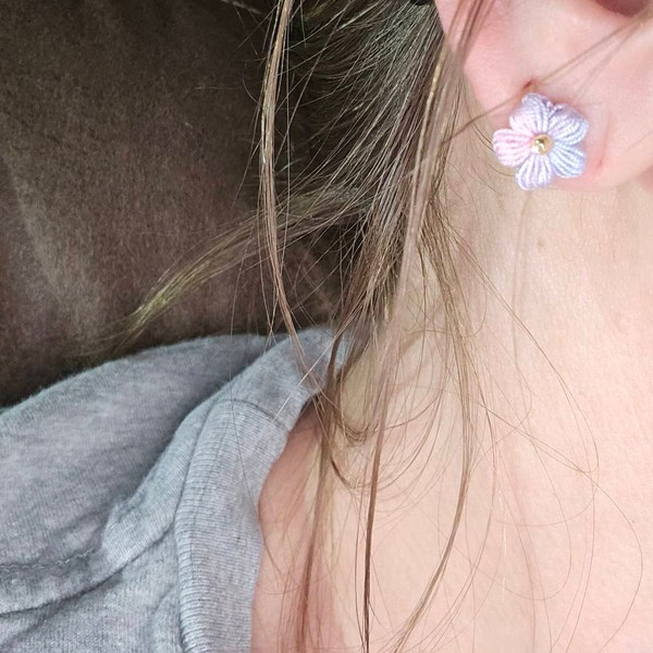 Micro Crochet Earring Handmade Strawberry Earrings Gift for Her Gift ...