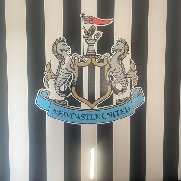 Newcastle United Football Club - Crest Wall Sticker NUFC Decal - Etsy UK