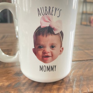 Custom Baby Photo Mug, Customized Photo Mug, Face Mug, Custom Photo Mug ...