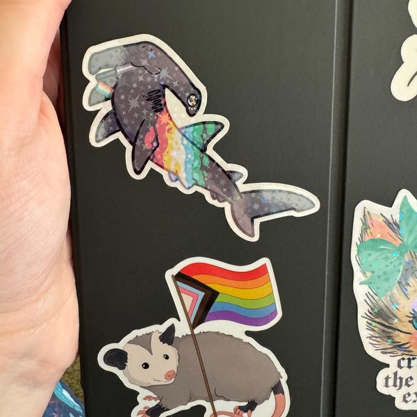 Disability Pride Stickers! - Shark, Dog, Cat, Dinosaur Designs ...