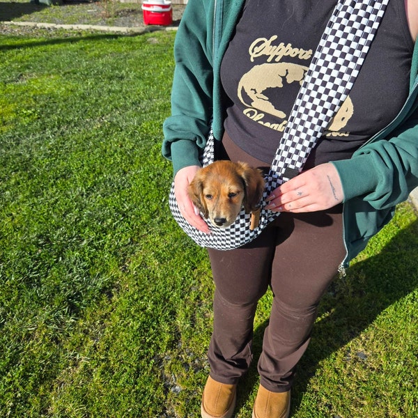 Moxxie Pet Sling Carrier- the "shamrock" - Etsy
