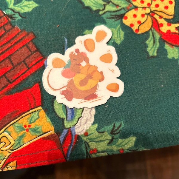 Greedy Gus Gus Transparent Sticker/ Cinderella Sketch Princess Sidekick ...