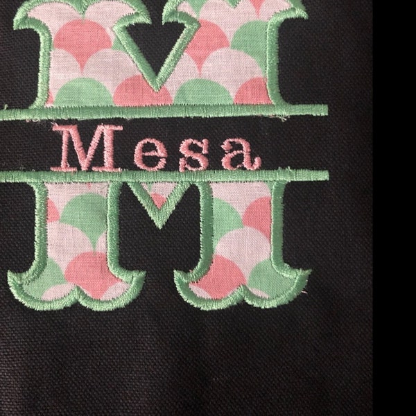 Split Font Machine Embroidery Applique Designs Monogram Set Mini Font ...