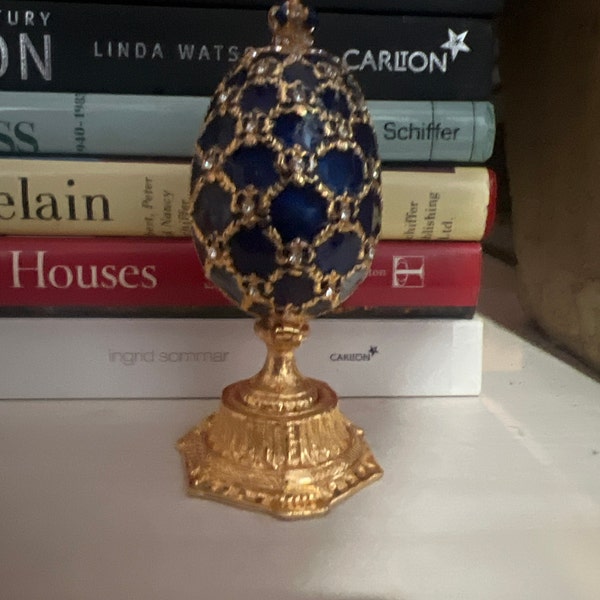 Collectible Thimble, Enameled Metal Thimble With Swarovski Crystals ...