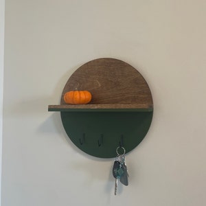 Key Hooks & Shelf Key Holder Key Organizer Entryway Shelf - Etsy