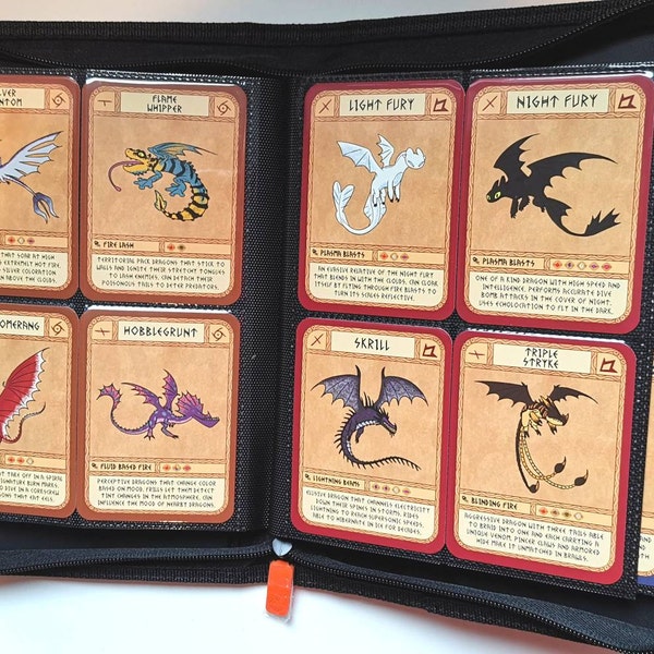 HTTYD Deck of Dragons how to Train Your Dragon Cards - Etsy