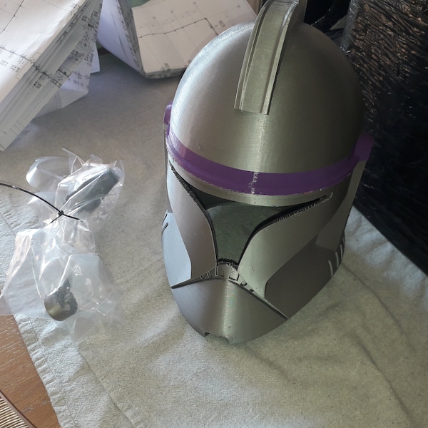 Officer / Null Class Clone Trooper Helmet Phase 1 AOTC BF2 Star Wars ...