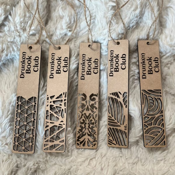 Bookmarks 5 Pattern - Svg / Pdf / Eps / Dxf Laser Cut File / Glowforge ...