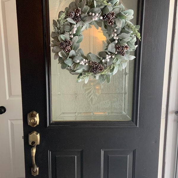 Blue Fall Garland for Mantel, Blue Fall Home Decor, Blue Eucalyptus ...