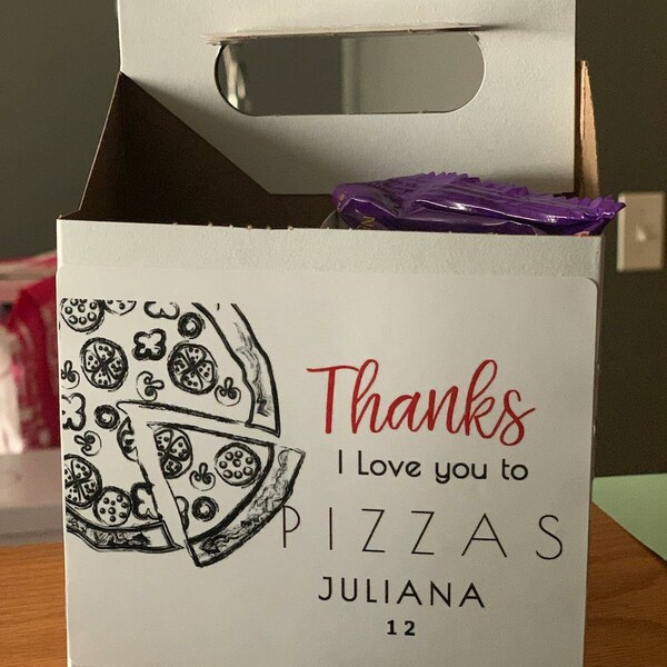 Pizza Thank You Favor Tag Template | Thanks for Being a Pizza My ...