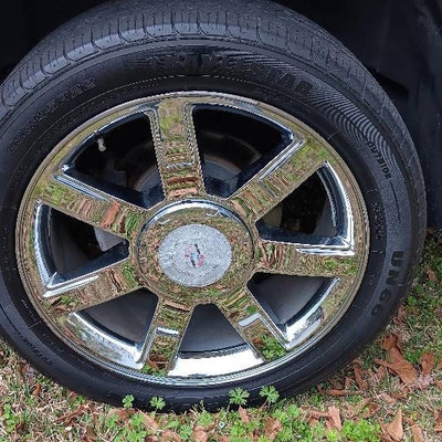 Set of 4 BLACK Chevy Suburban Tahoe Center Caps Part Number: 9596403 ...