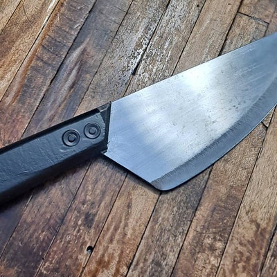 Crude Premium Chinese Cleaver Vegetable Chef Knife, 8 Inch Narrow ...