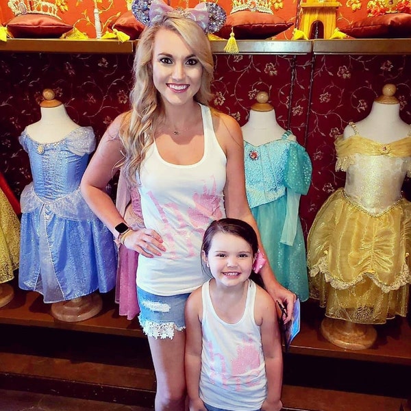 Disney Millennial Pink Disney Shirt Mickey Burnout Racerback Tank Top ...