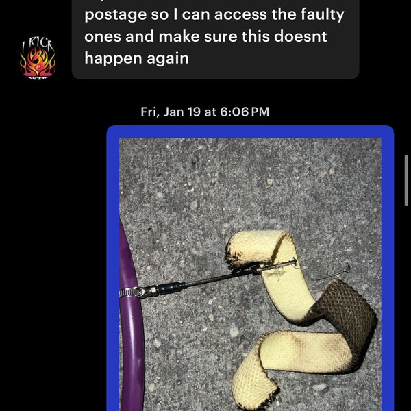 Pair of Fire Torch - Fire Eating / Fleshing Torches - Rubber Skull ...