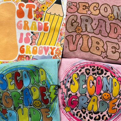Second Grade PNG Image Back to School 2nd Grade Design - Etsy