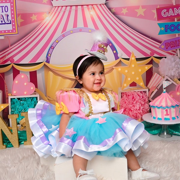 Hermoso Vestido Inspirado En Circus Carnaval - Etsy