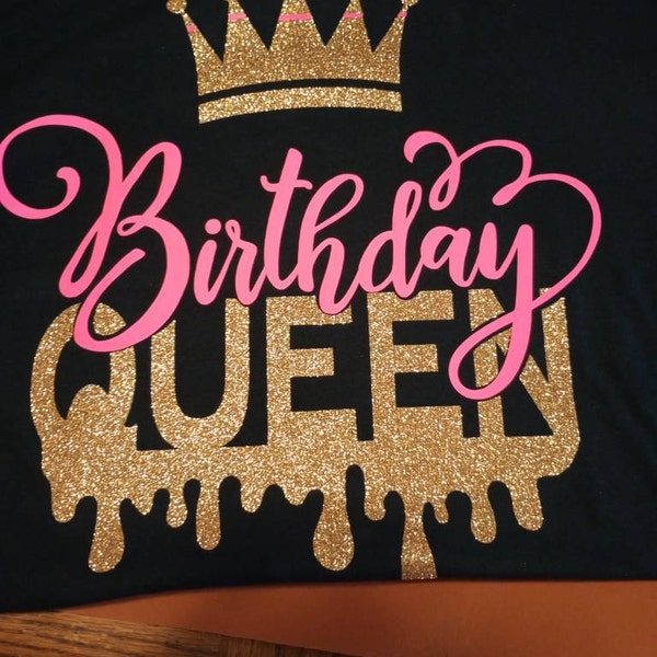 Birthday Queen Drip Svg, Birthday Drip Svg, Melanin Drip Svg, Dripping ...