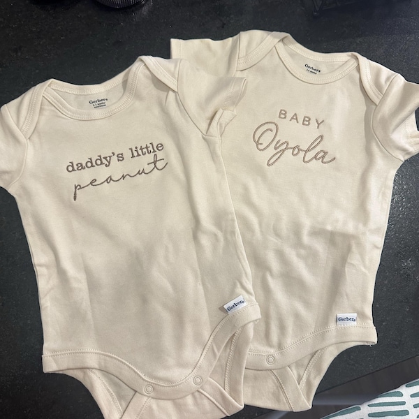 Embroidered First Grandbaby Onesies® Brand, Baby Pregnancy Announcement ...