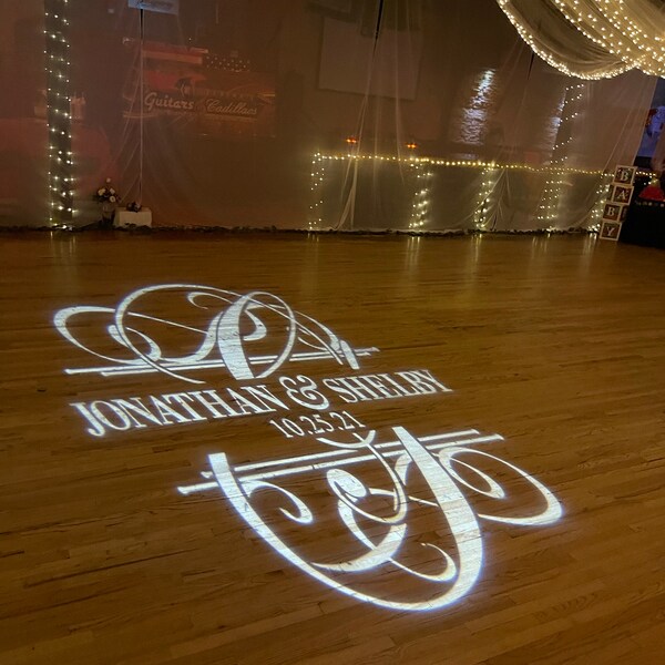 Monogram for Wedding, Gobo Monogram, Wedding Gobo Monogram, Static Gobo ...