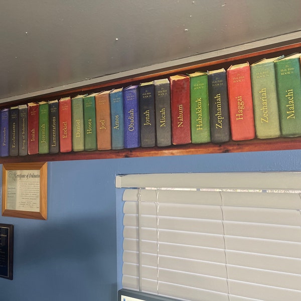 Books of the Bible Wallpaper Border - Etsy