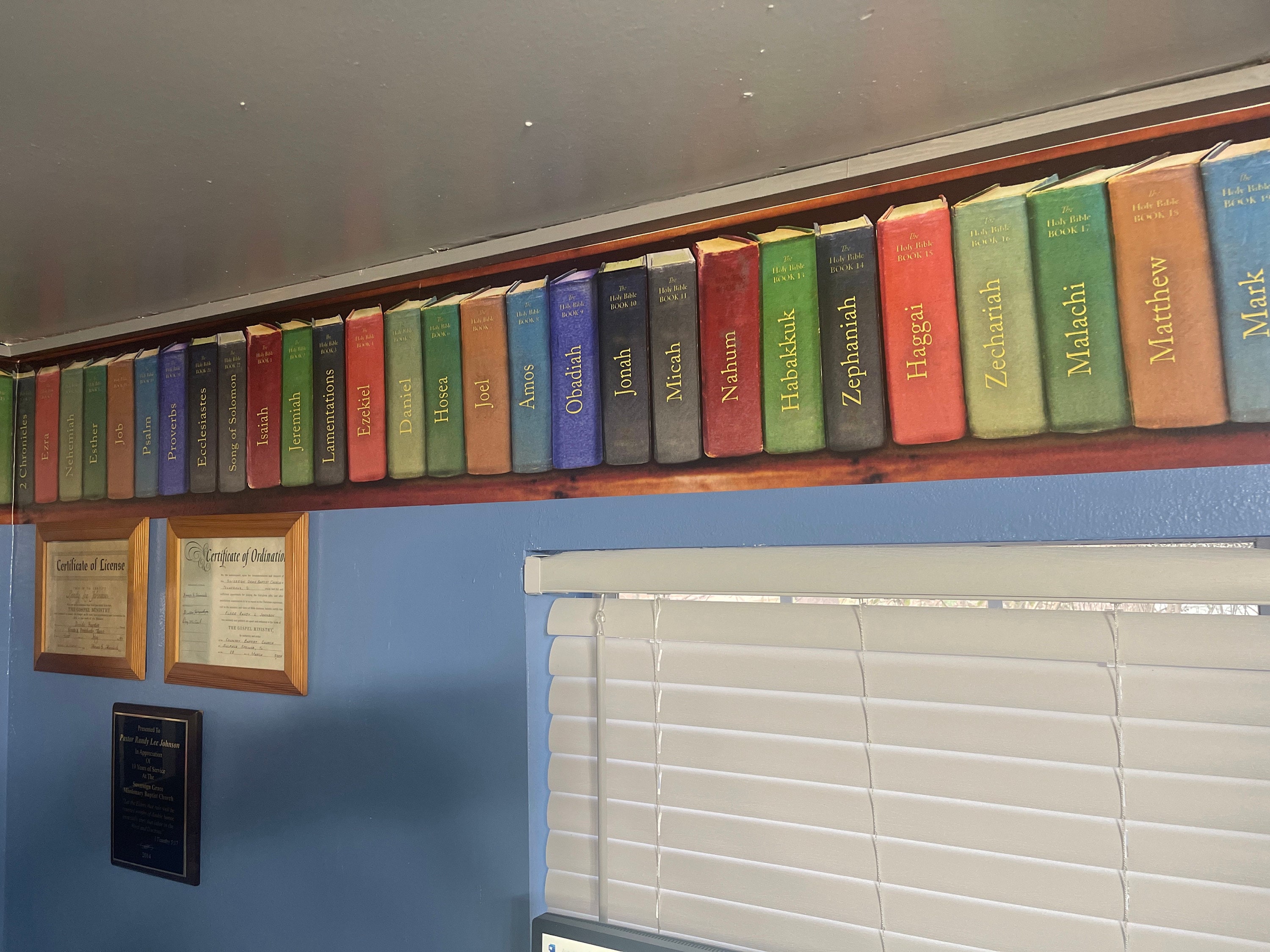 Books of the Bible Wallpaper Border | Etsy