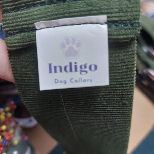 Fold-over Fabric Garment Product Tags for Handmade Items Customise With ...