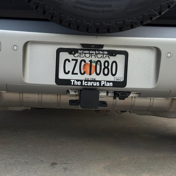 Customized Heavy Duty License Plate Frame Laser Engraved Stainless ...