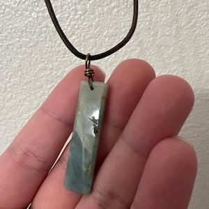 Mens Jade Necklace, Jade Necklace, Good Luck Gift for Men, Mens Stone ...