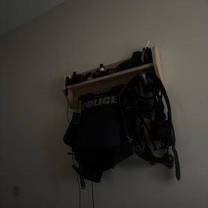 Wall Mounted Duty and Tactical Gear Rack Small - Etsy
