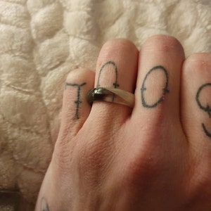 Lock of Hair Keepsake Ring, Custom Resin Jewelry, Clear Memorial Ring ...