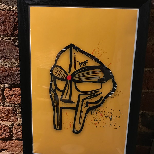 MF DOOM Poster | Giclée Print | Hip Hop Wall Art | All 5 Star Reviews ...
