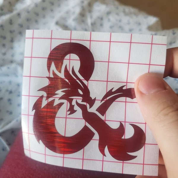 Dungeons and Dragons Logo Decal - Etsy