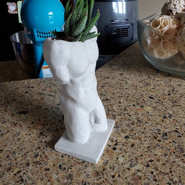 Athletic Body Sculpture Pot for Succulents. - Etsy