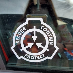 SCP Foundation Logo Die Cut Decal Sticker - Etsy