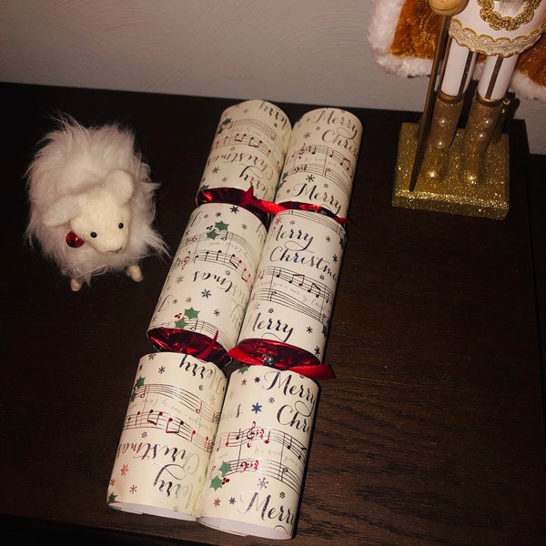 12 X 10" Handmade English Christmas Crackers by Robin Reed With POP ...